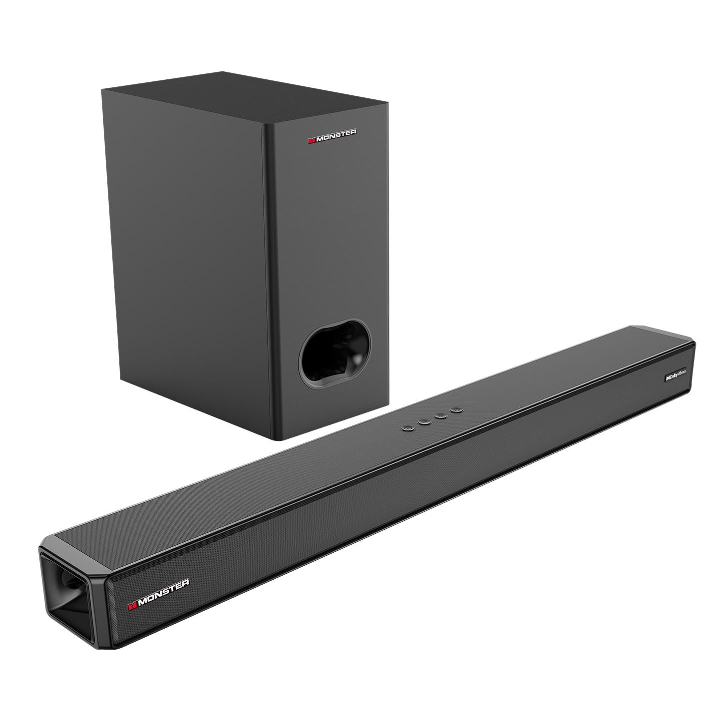 Elevate Your Home Audio with the Monster 2.1.2Ch Dolby Atmos Soundbar ...